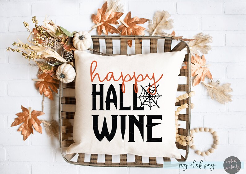 Happy Hallowine SVG Humorous SVG Digital Download Funny - Etsy