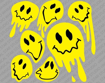 Melting face art - Etsy Nederland