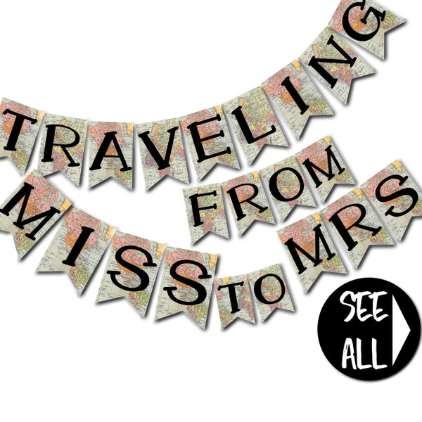 Traveling From Miss to Mrs - Etsy
