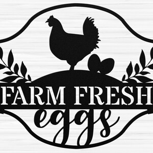 Farm Fresh Eggs Sign Chicken Sign Hen House Sign Our Little - Etsy