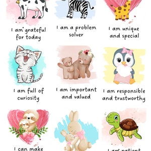 Affirmation Cards Printable: Digital Daily Positive Affirmation for ...