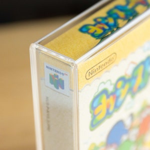 Japanese N64 Game Box Cartvault Acrylic Nintendo 64 Cartridge Storage ...