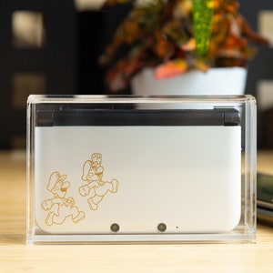 3DS XL/NEW 3DS XL Console System Cartvault Acrylic Display Storage for ...