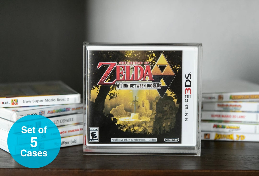 Set of 5: 3DS Game Case Cartvault Cartvault Acrylic Nintendo Storage ...