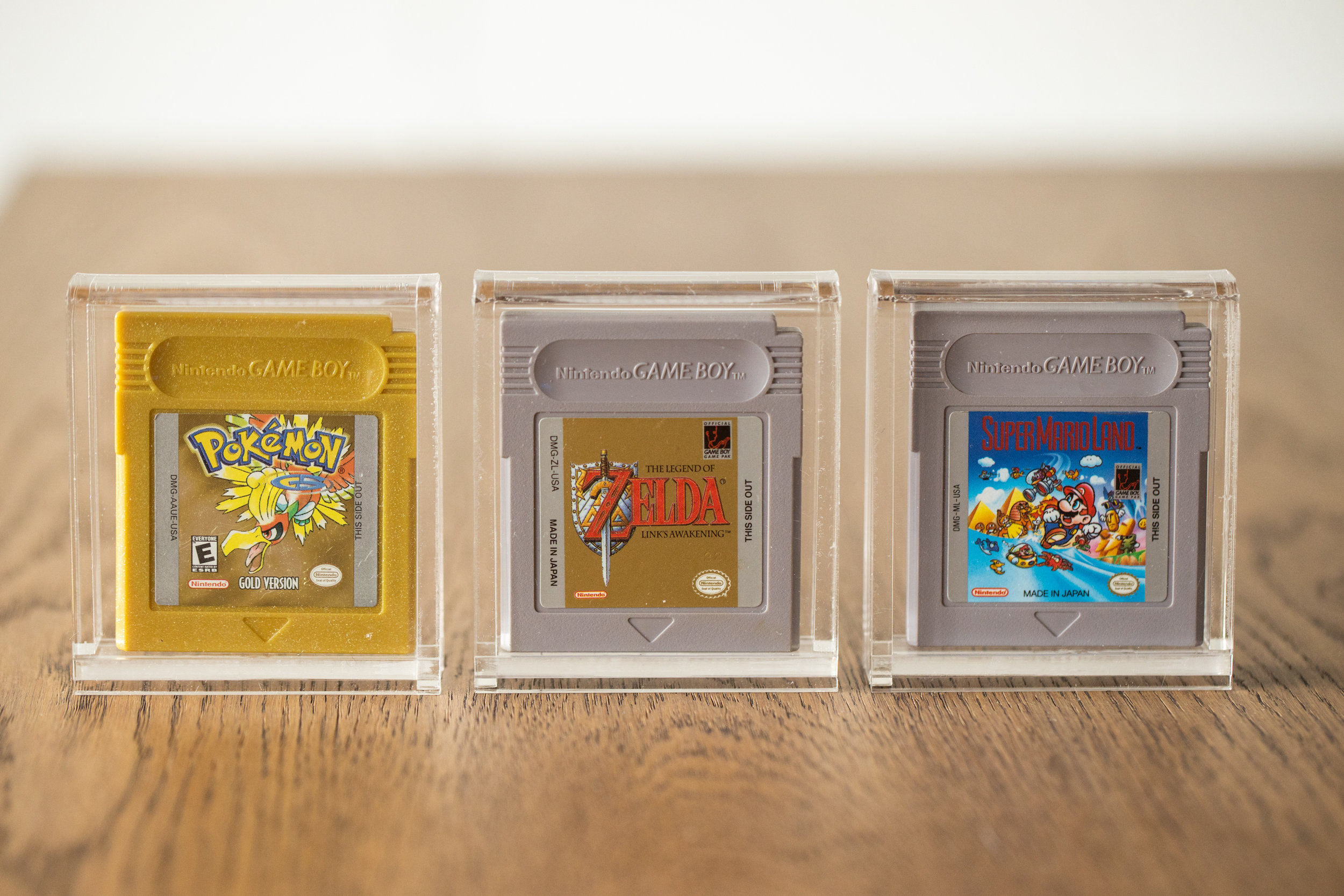 Game Boy Cartridge Display Case, Acrylic Cartvault (set of 5) - Etsy