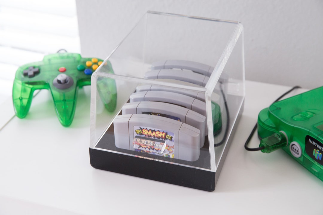 Acrylic Bitlounger S Modular Storage for Retro Video Games Cover ...