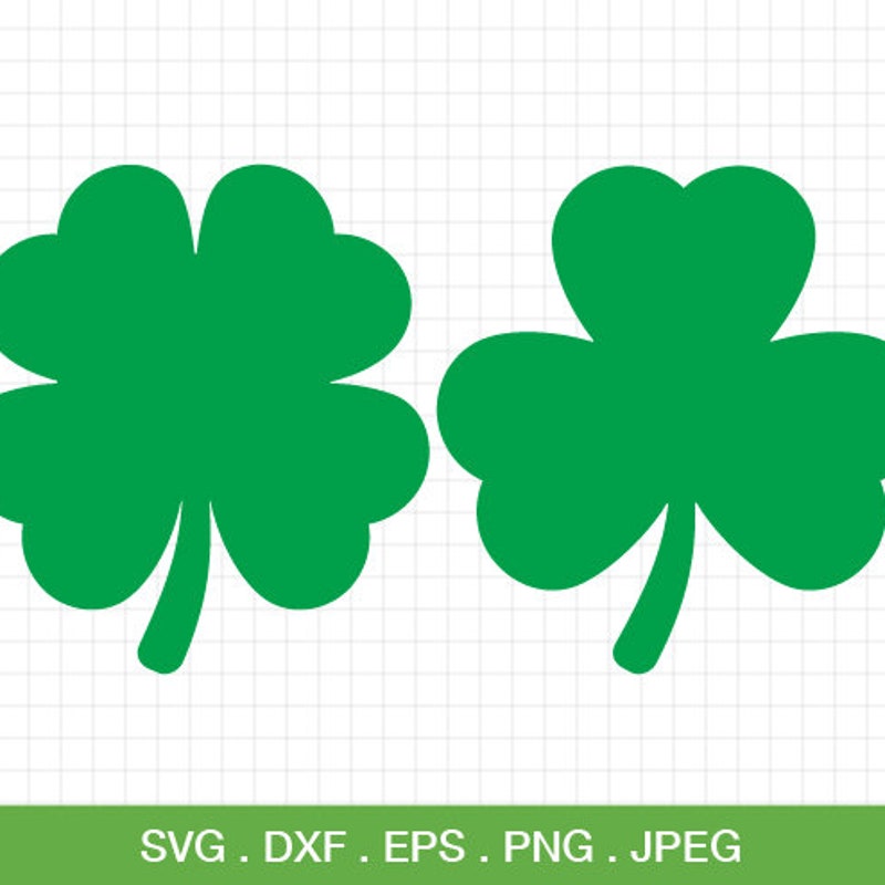 Four Leaf Clovers Svg - Etsy