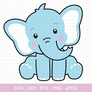 Elephant SVG, Elephant Boy Svg, Baby Elephant SVG, Elephant, Cute Baby ...