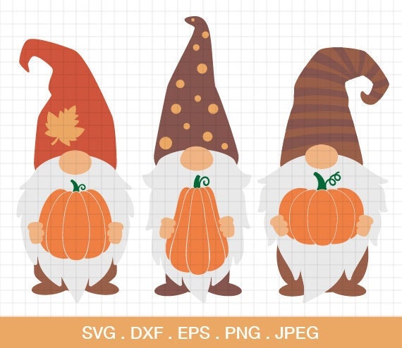 Fall Gnomes Svg Autumn Gnomes Svg Pumpkin Svg Gnomies Svg - Etsy