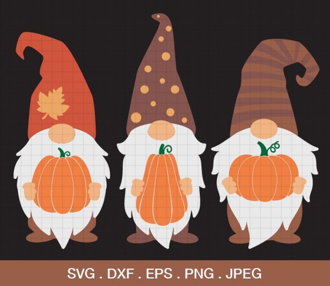 Fall Gnomes Svg, Autumn Gnomes Svg, Pumpkin Svg, Gnomies Svg, Fall Svg ...