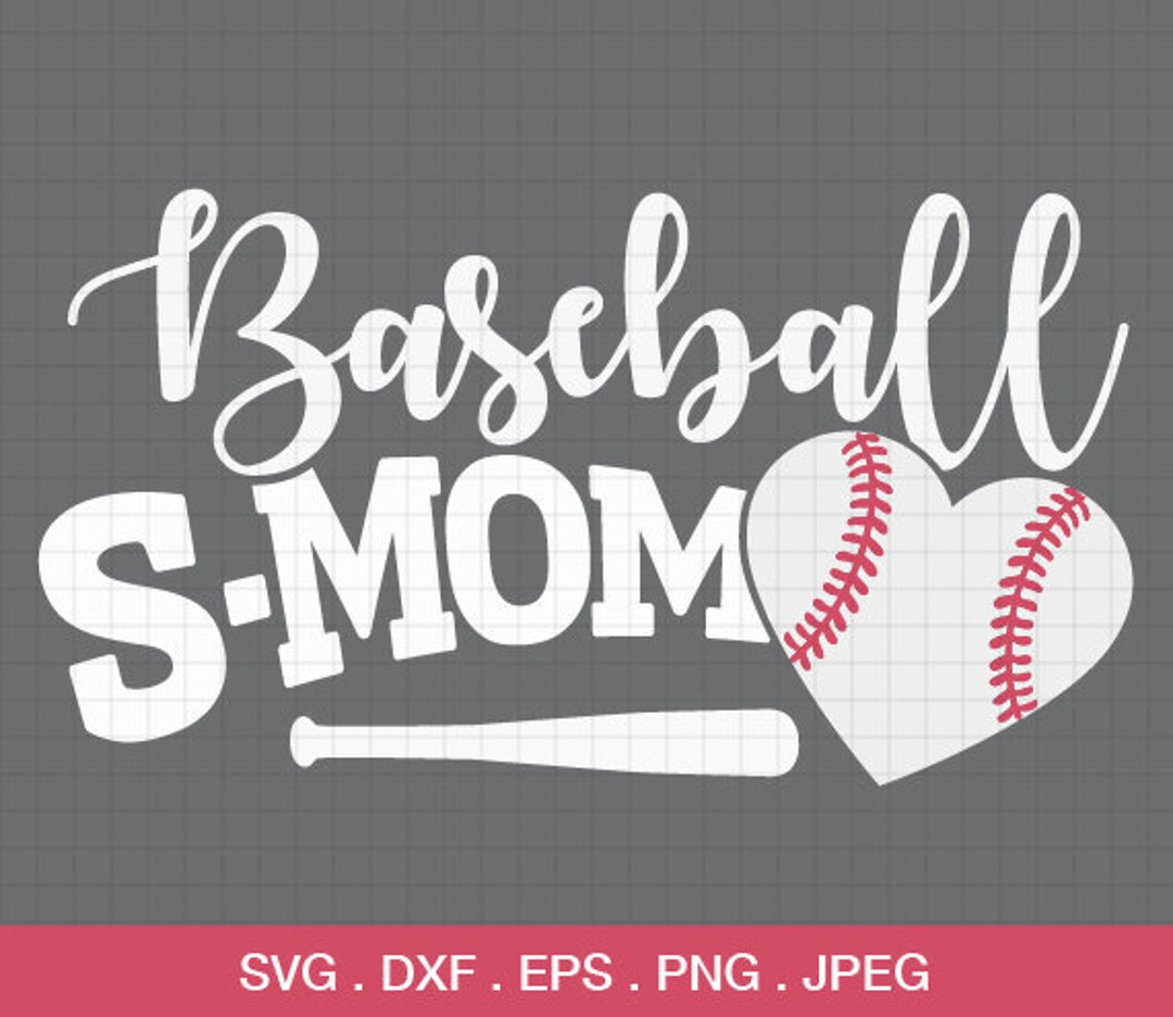 Baseball S-mom SVG, Baseball SVG, Love Baseball Svg, Baseball Mom Shirt ...