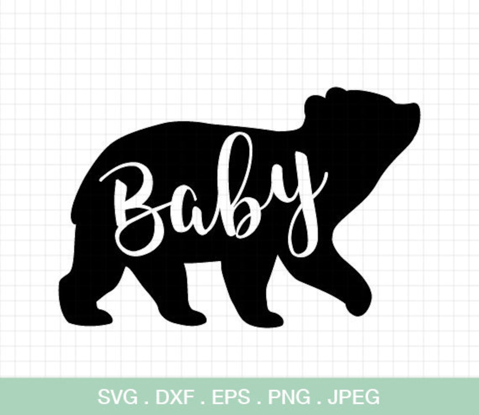 Baby Svg Files Little Bear Svg Baby Svg Files for Cricut - Etsy