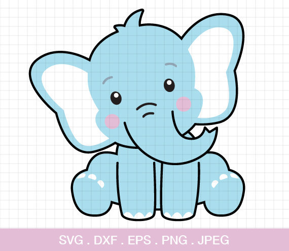 Elephant SVG, Elephant Boy Svg, Baby Elephant SVG, Elephant, Cute Baby ...