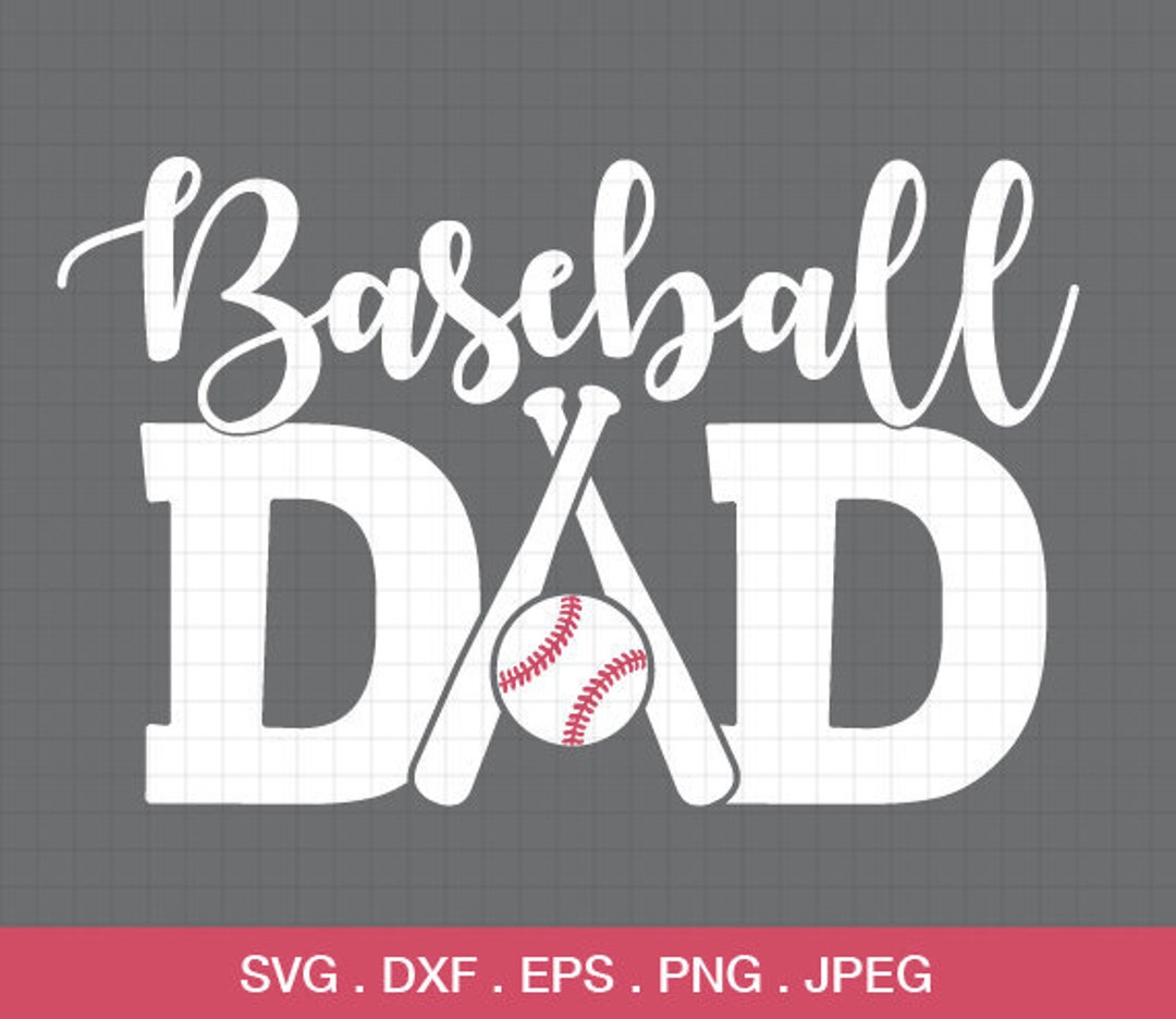 Baseball DAD SVG, Baseball SVG, Love Baseball Svg, Baseball Dad Shirt ...