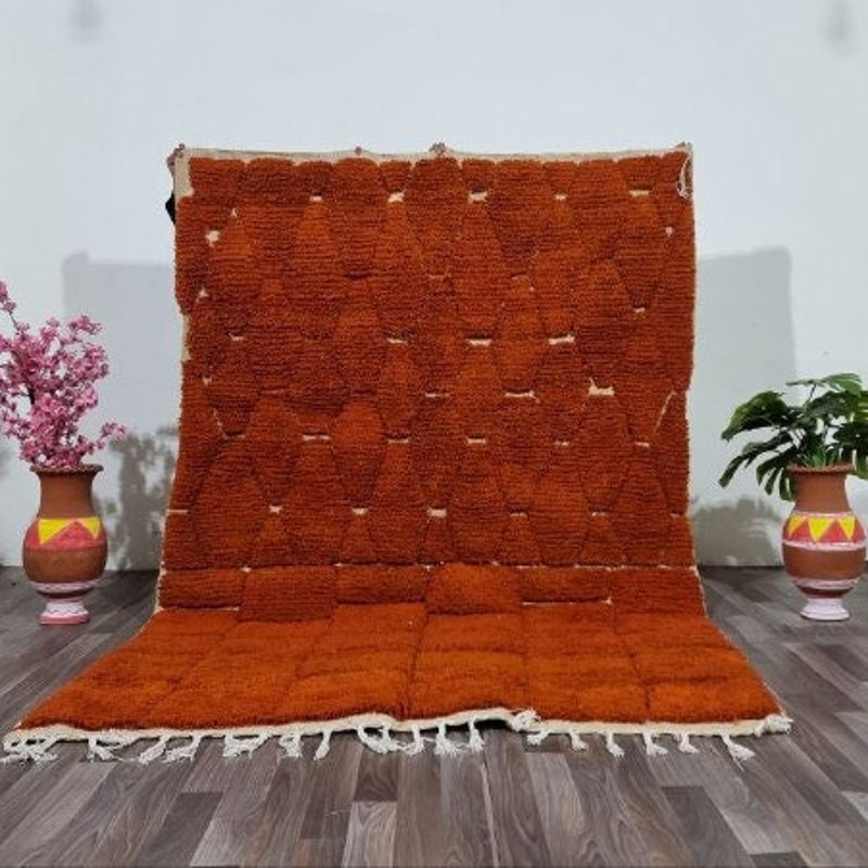 Orange Rug - Etsy