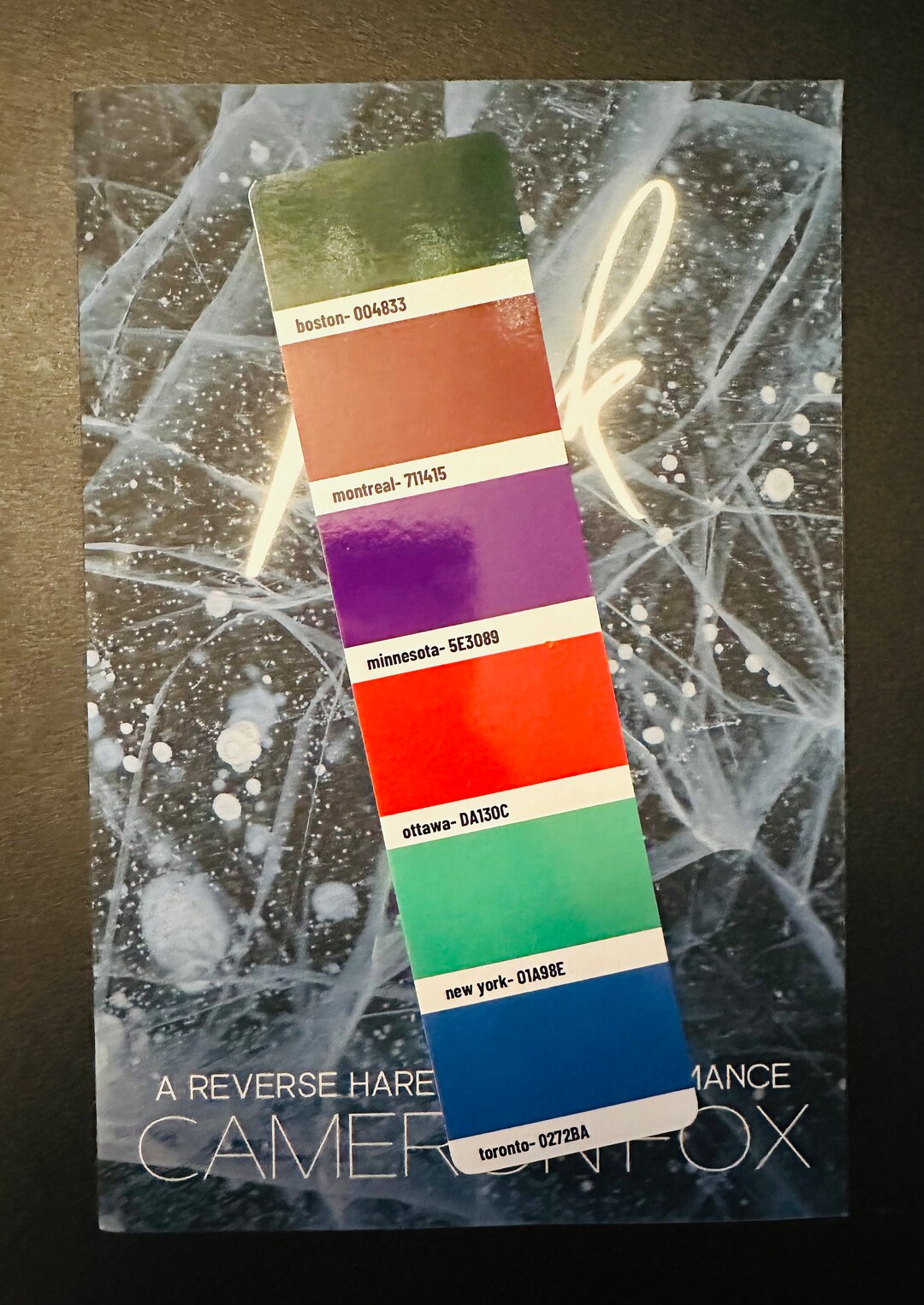 Hockey Paint Swatch Bookmarks| Paint Swatch Bookmark| Women’s Hockey ...