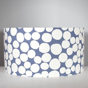Blue Lampshade Scandinavian Fabric, Handmade by Vivid Shades, Funky ...