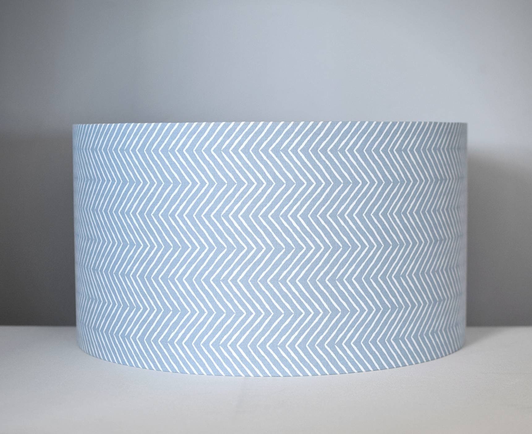 Light Blue Dash Pattern Lampshade Gold Silver or White - Etsy UK