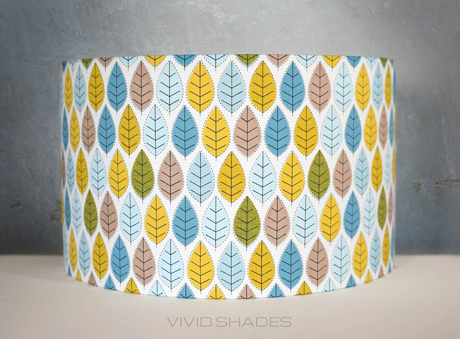 Scandi Leaf Light / Lampshade Handmade by Vivid Shades Modern - Etsy UK