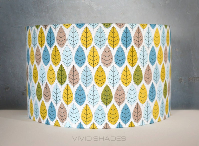 Scandi Leaf Light / Lampshade Handmade by Vivid Shades Modern - Etsy UK