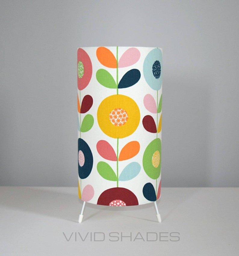 Scandinavian Table / Bedside Lamp Shade Handmade by Vivid Shades, Funky ...
