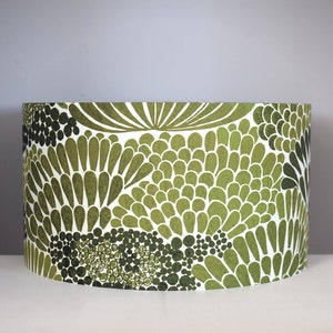 Leaf Pattern Lampshade, 30cm or 40cm Handmade by Vivid Shades, Printed ...