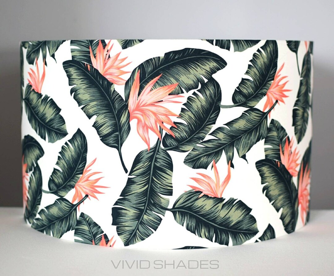 Floral Lampshade 30cm to 50cm Light / Lamp Shade Handmade by Vivid ...