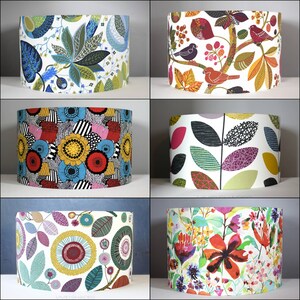 Lampshade Scandi Fabric 40cm to 45cm Handmade by Vivid Shades, Retro ...
