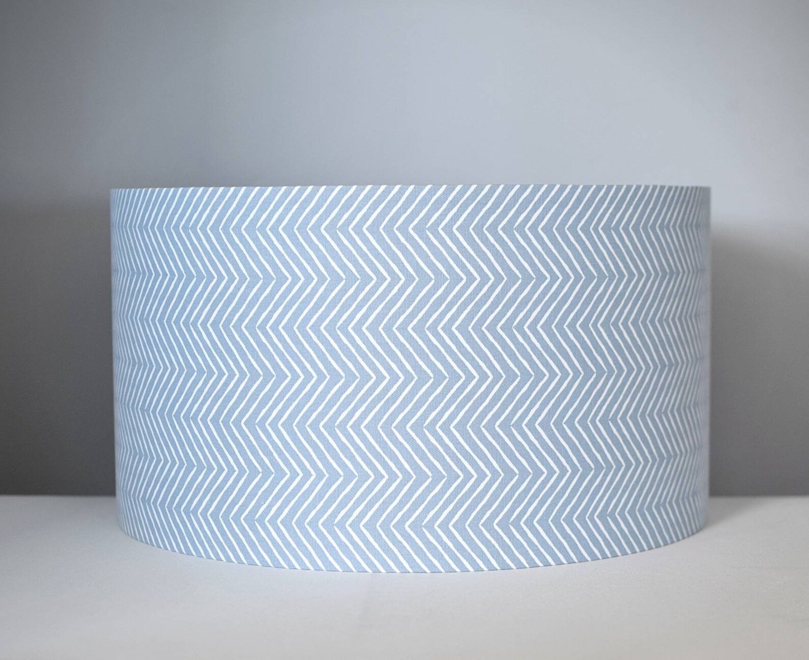 Blue Geometric Drum Lampshade 20cm to 45cm Ø by Vivid Shades - Etsy