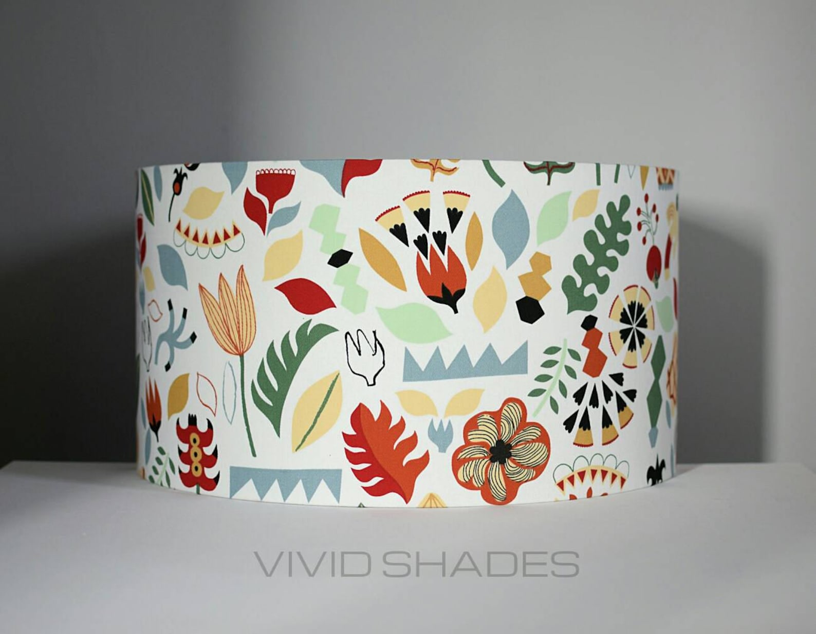 Scandinavian 30cm 40cm or 45cm Fabric Light / Lampshade Handmade by ...