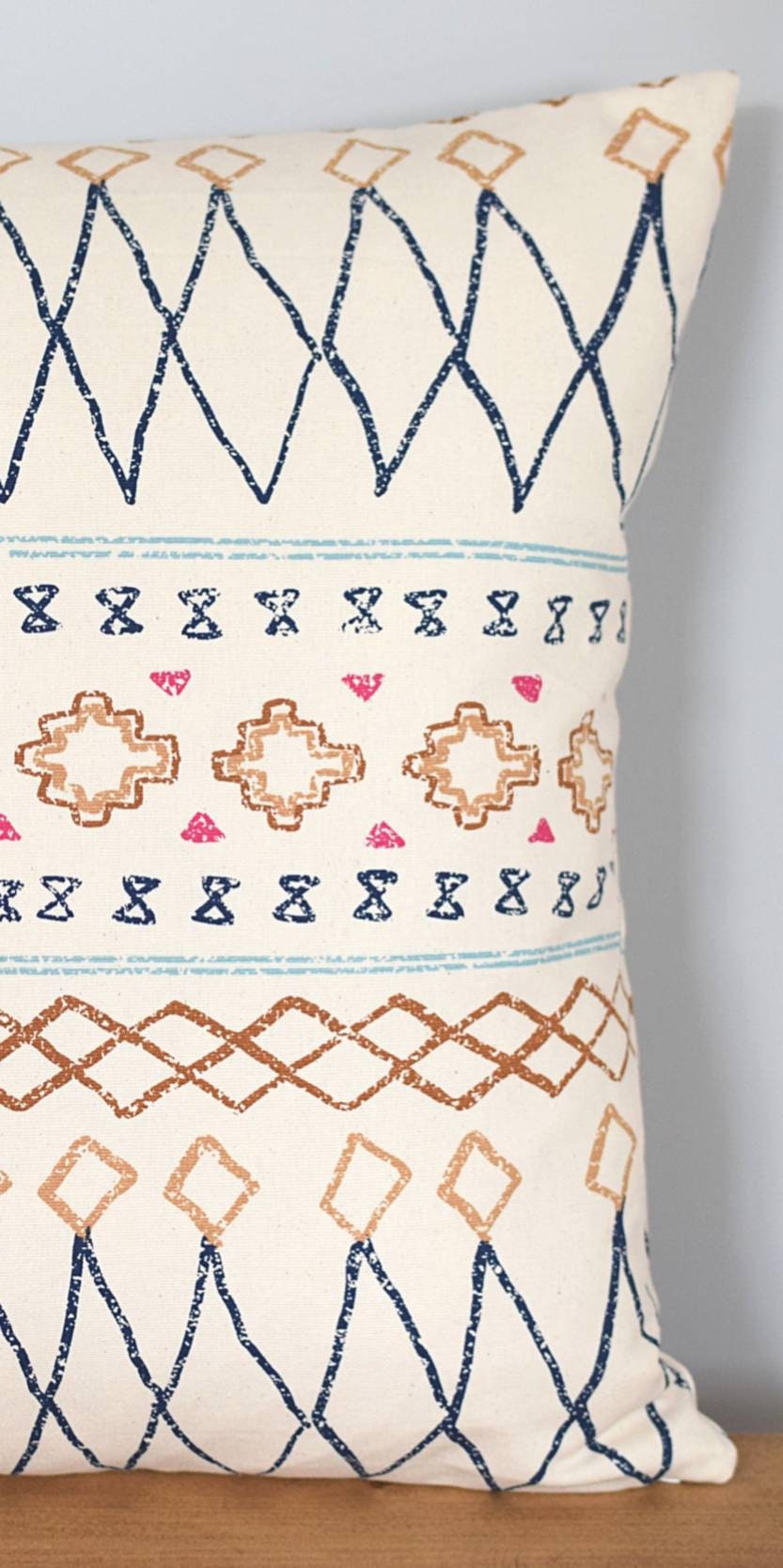 Boho Cushion Cover South Western Geometric Pattern - Etsy UK