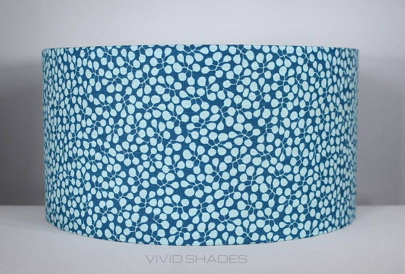 60cm Scandinavian Lampshade Handmade by Vivid Shades, Botanical Flower ...