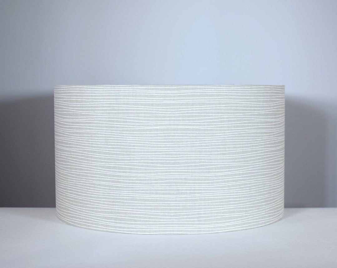 Neutral Pattern Lampshade With Gold Silver or White Lining, 20cm to ...