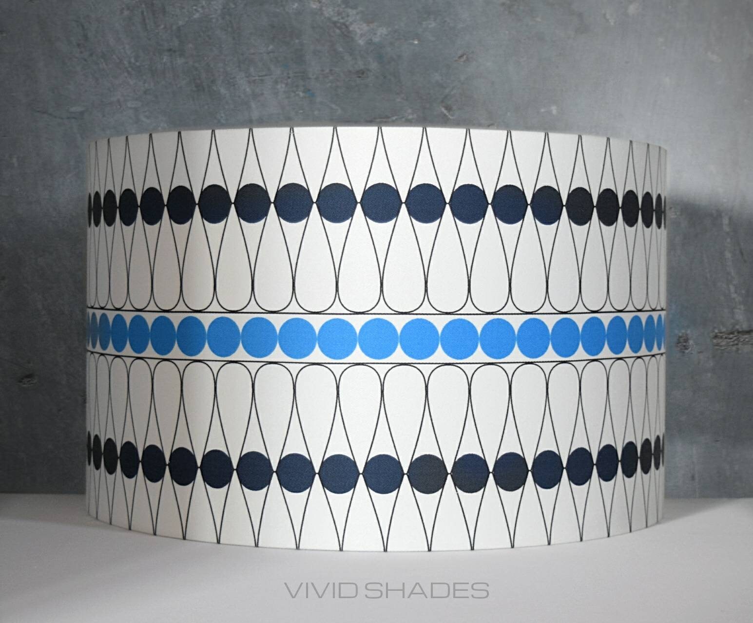 Geometric Funky Fabric 30 or 40cm Handmade Vivid Shades - Etsy UK