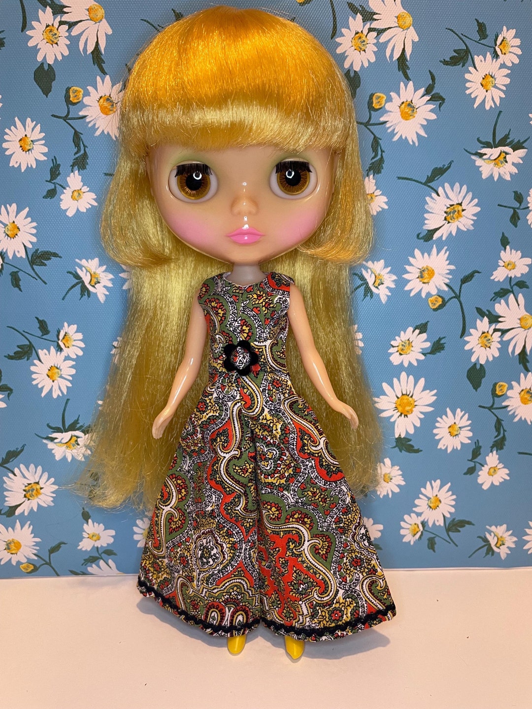 Groovy Jumpsuit for Neo Blythe 70s Retro - Etsy