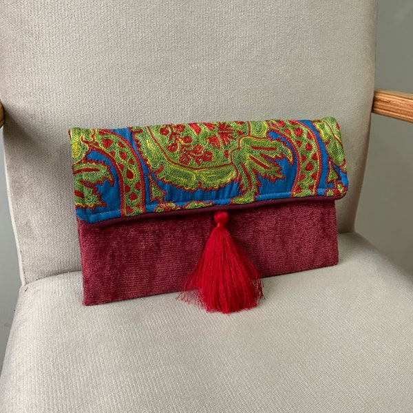 Maroon Clutch - Etsy