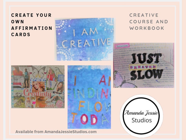  Make Your Own Affirmation Cards Course Etsy