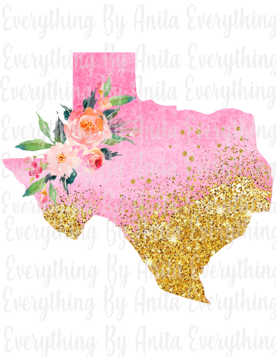 Texas Glitter Sate ALL Sates Available PNG File Please Read - Etsy