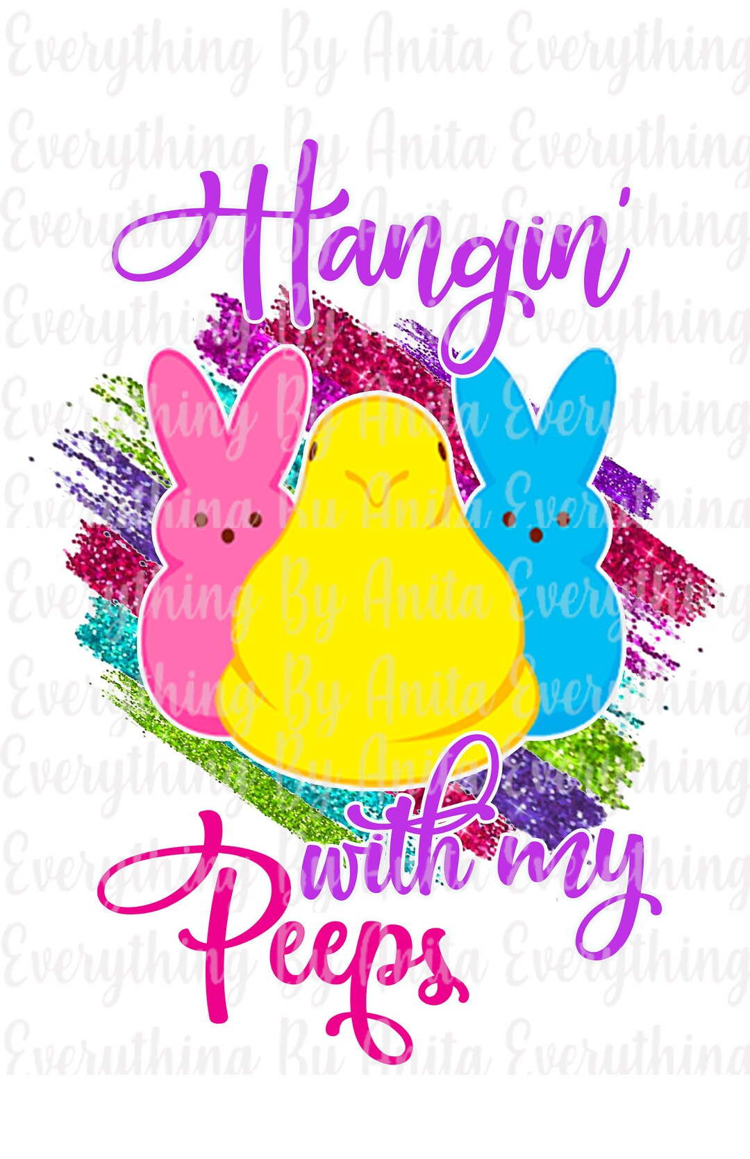 Hanging With My Friends Easter PNG File Please Read Description - Etsy