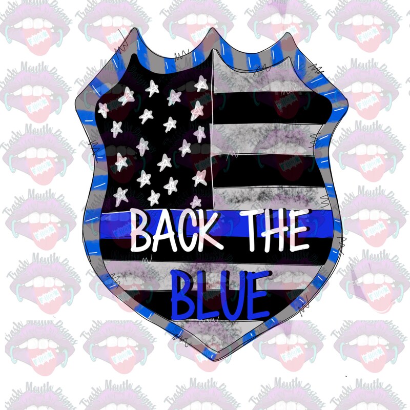 Back the Blue - Etsy