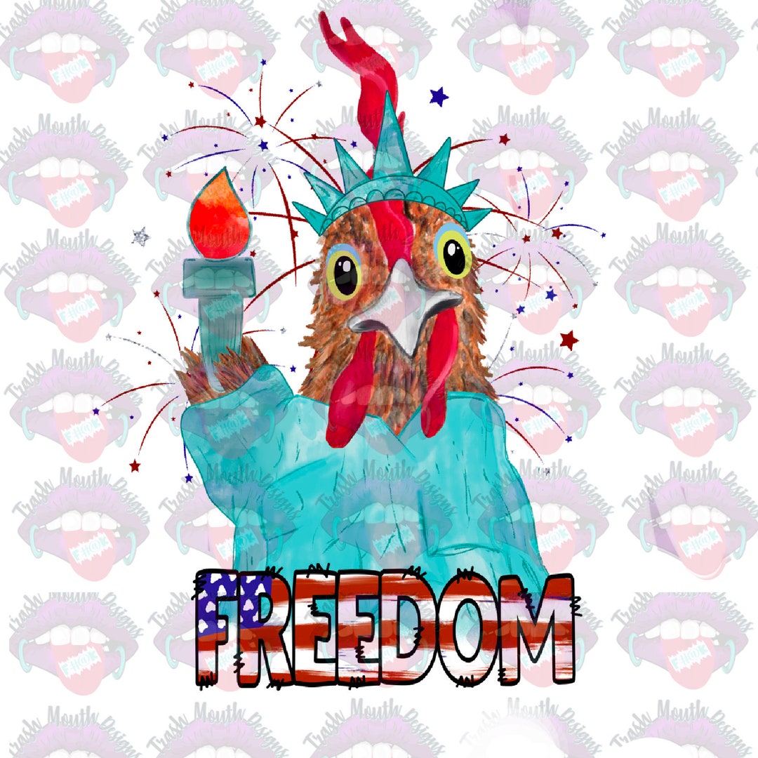 Statue of Liberty Ty Freedom Chicken Lady Liberty 4th of July ...