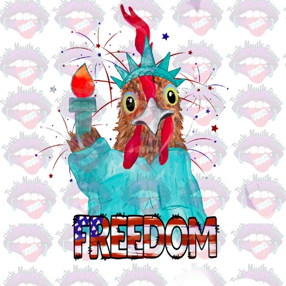 Statue of Liberty Ty Freedom Chicken Lady Liberty 4th of July - Etsy