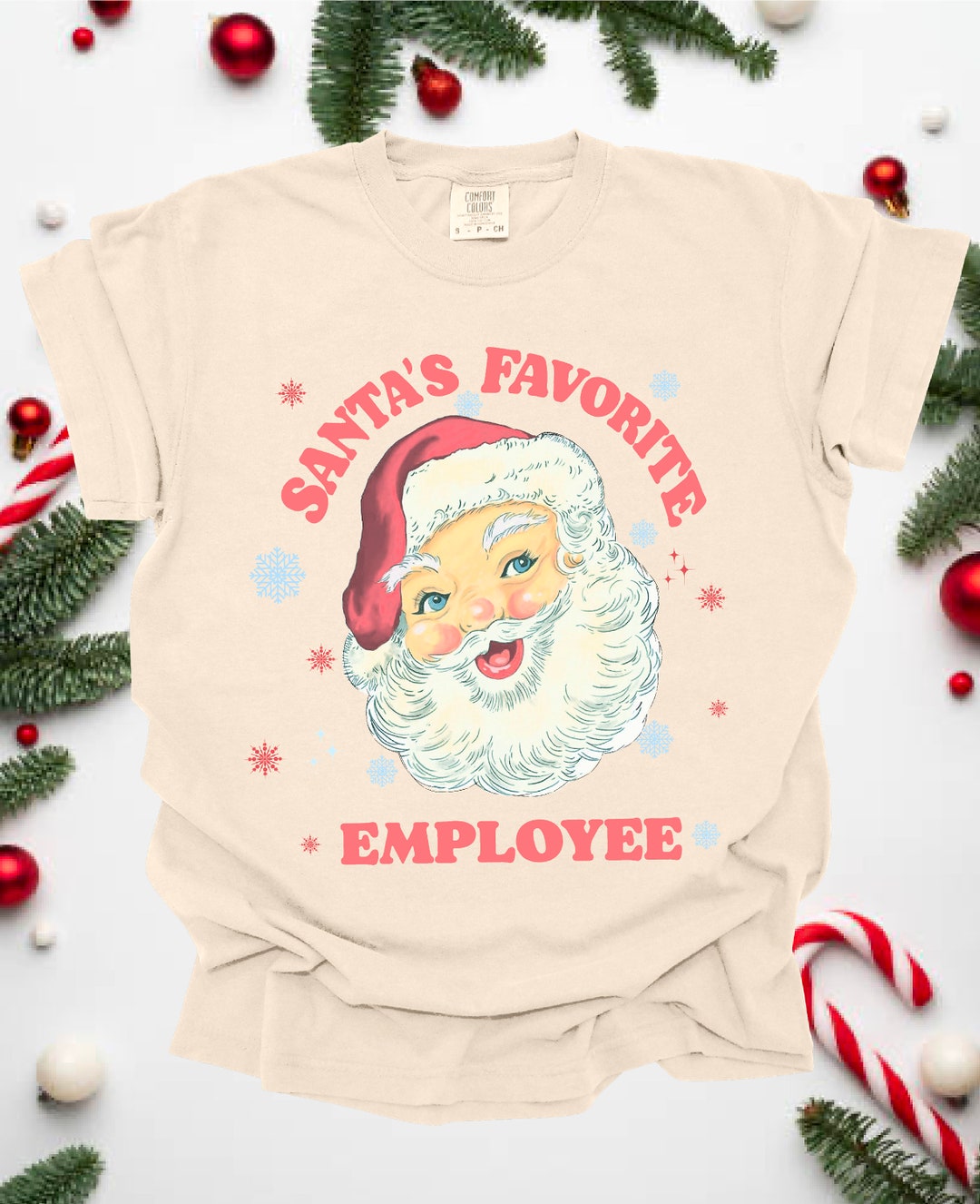 Santas Favorite Employee T Shirt Other Names Or Titles Etsy