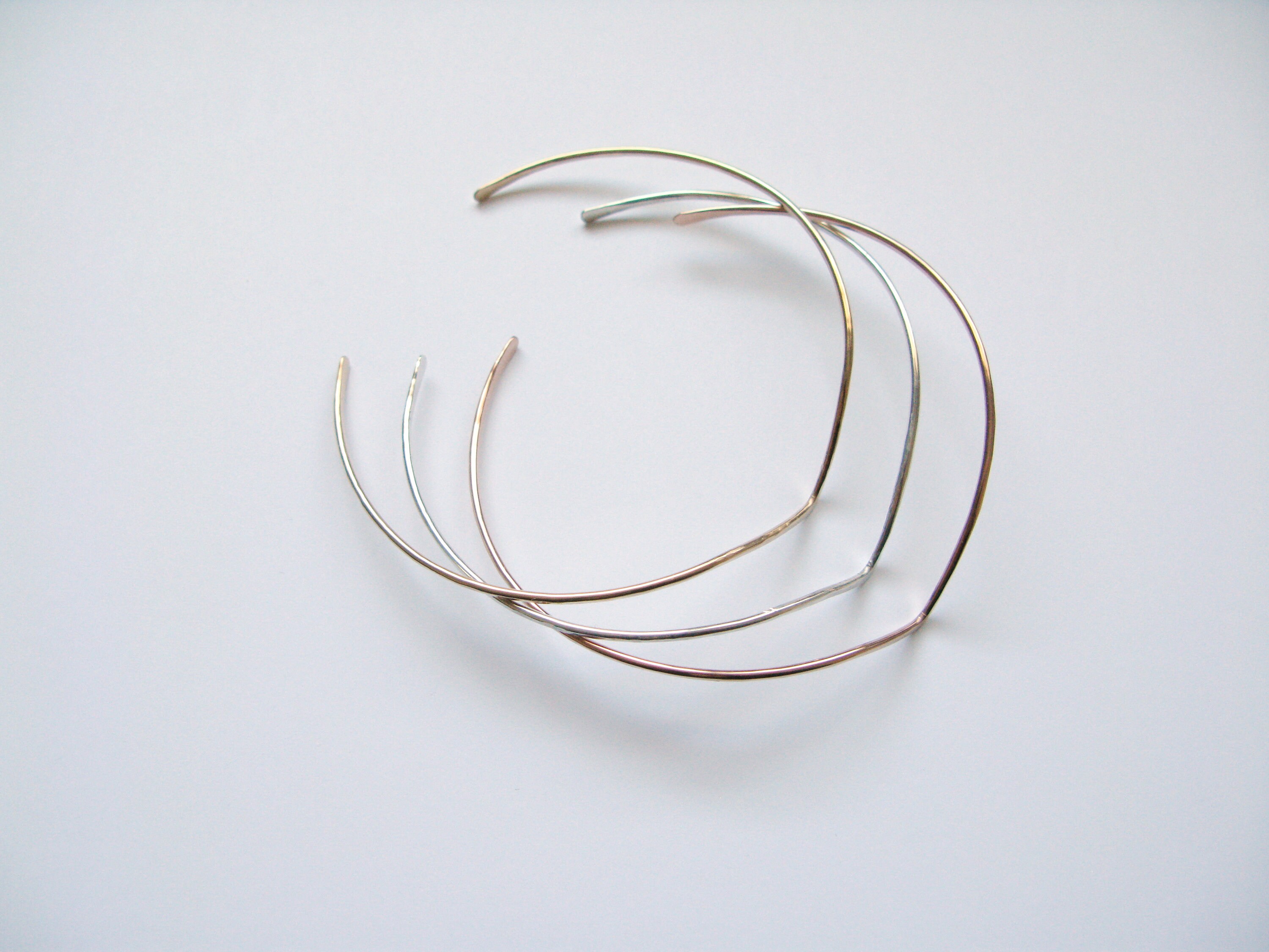 Thin Chevron Gold Filled Cuff-dainty Thin Hammered Gold | Etsy