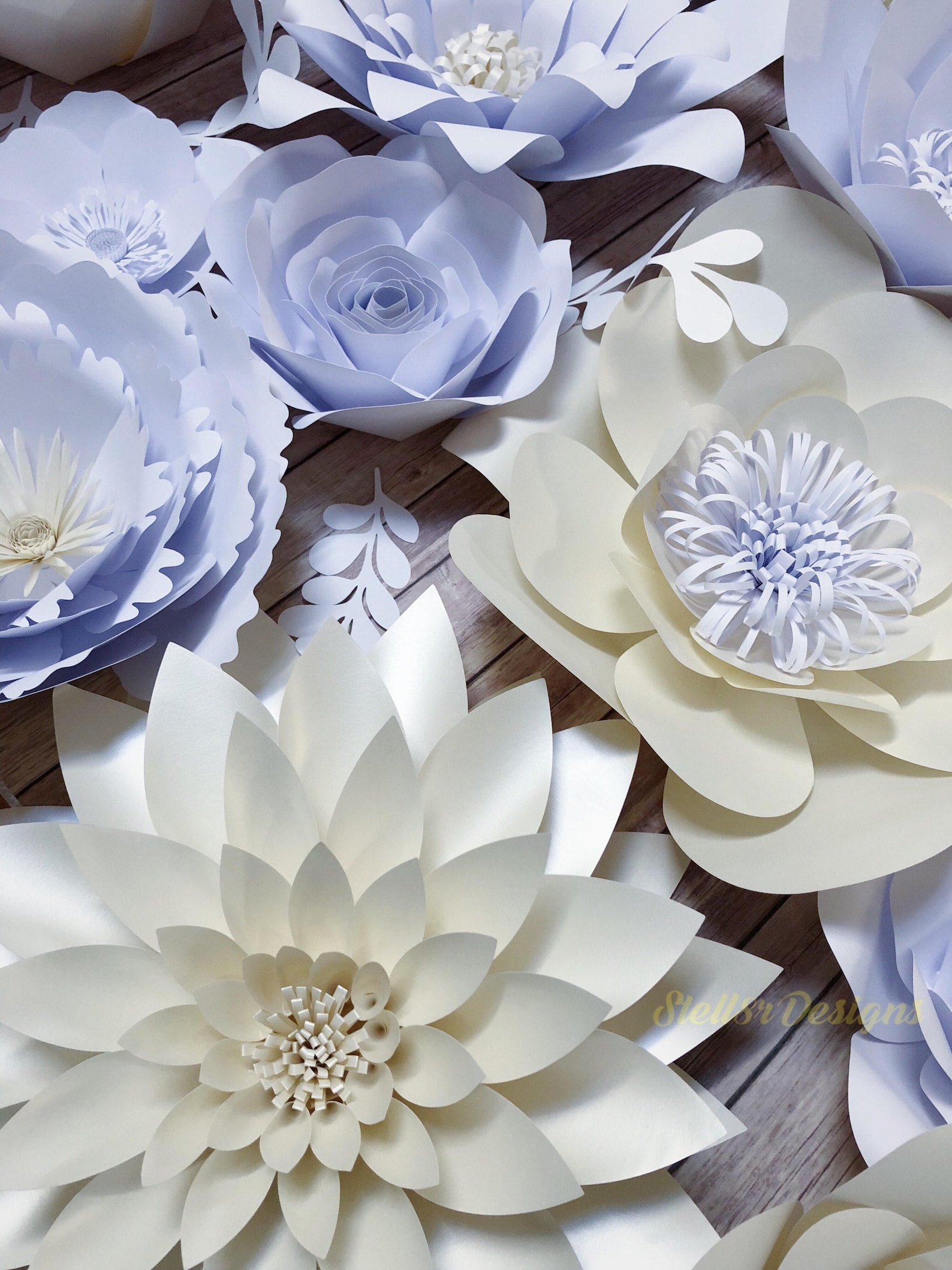 PAPER FLOWERS | for Backdrop or Wall, 8x4 or 4x8 | Wedding | Engagement ...