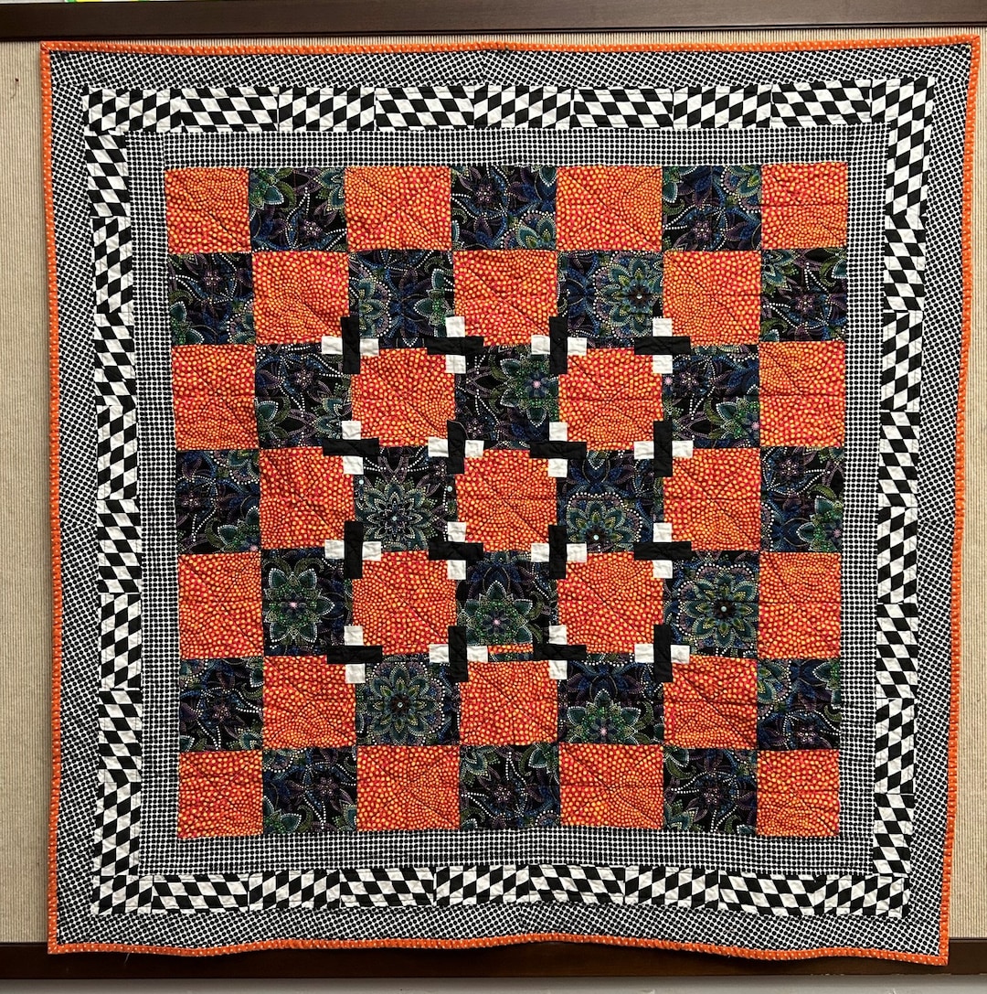 Op Art Pop Art Quilt - 44" X 44" - Ready to Go! - Etsy