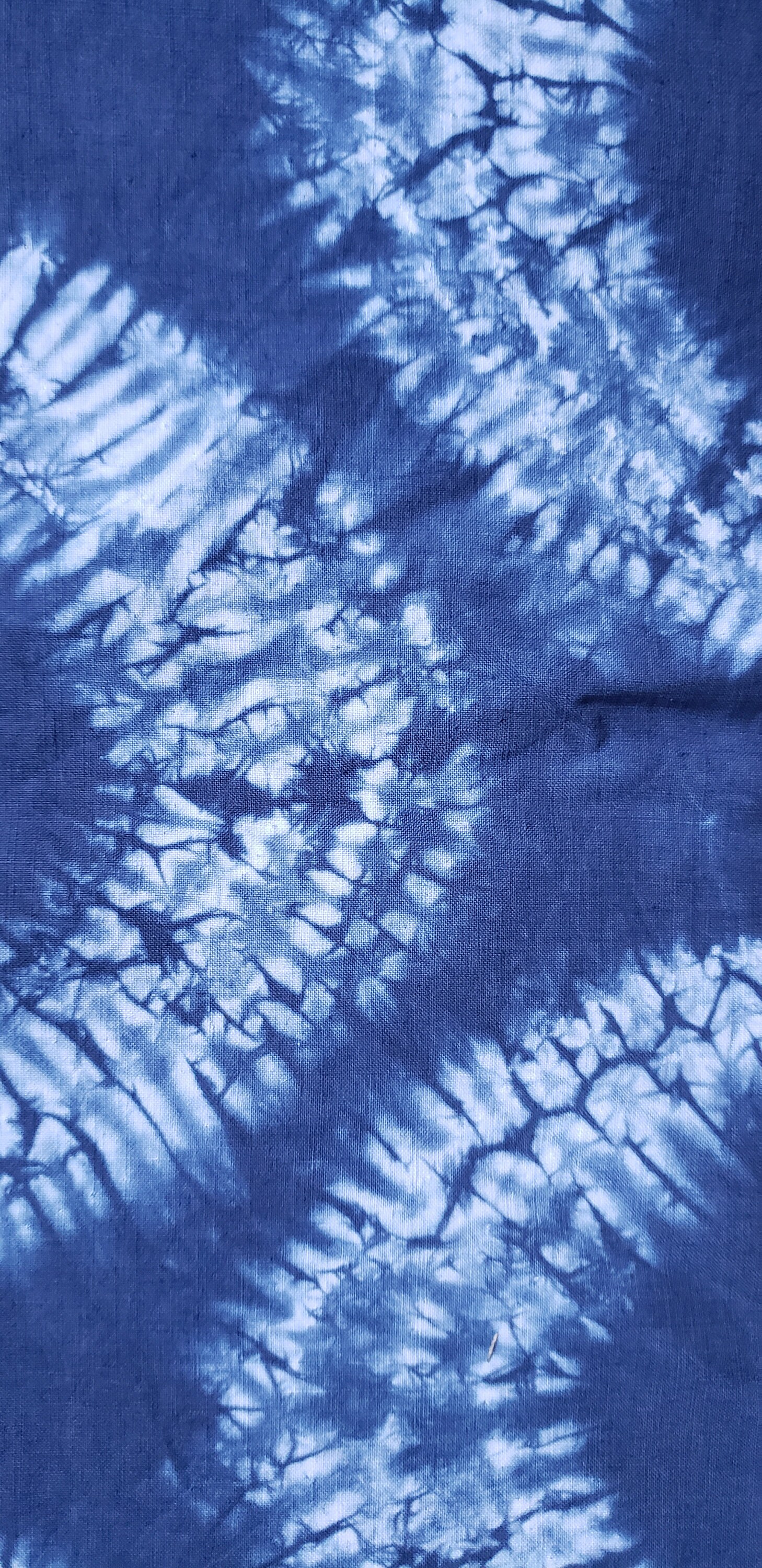 Handmade Shibori Indigo Blue Wall Art Hanging Tapestry cosmic Rings on ...