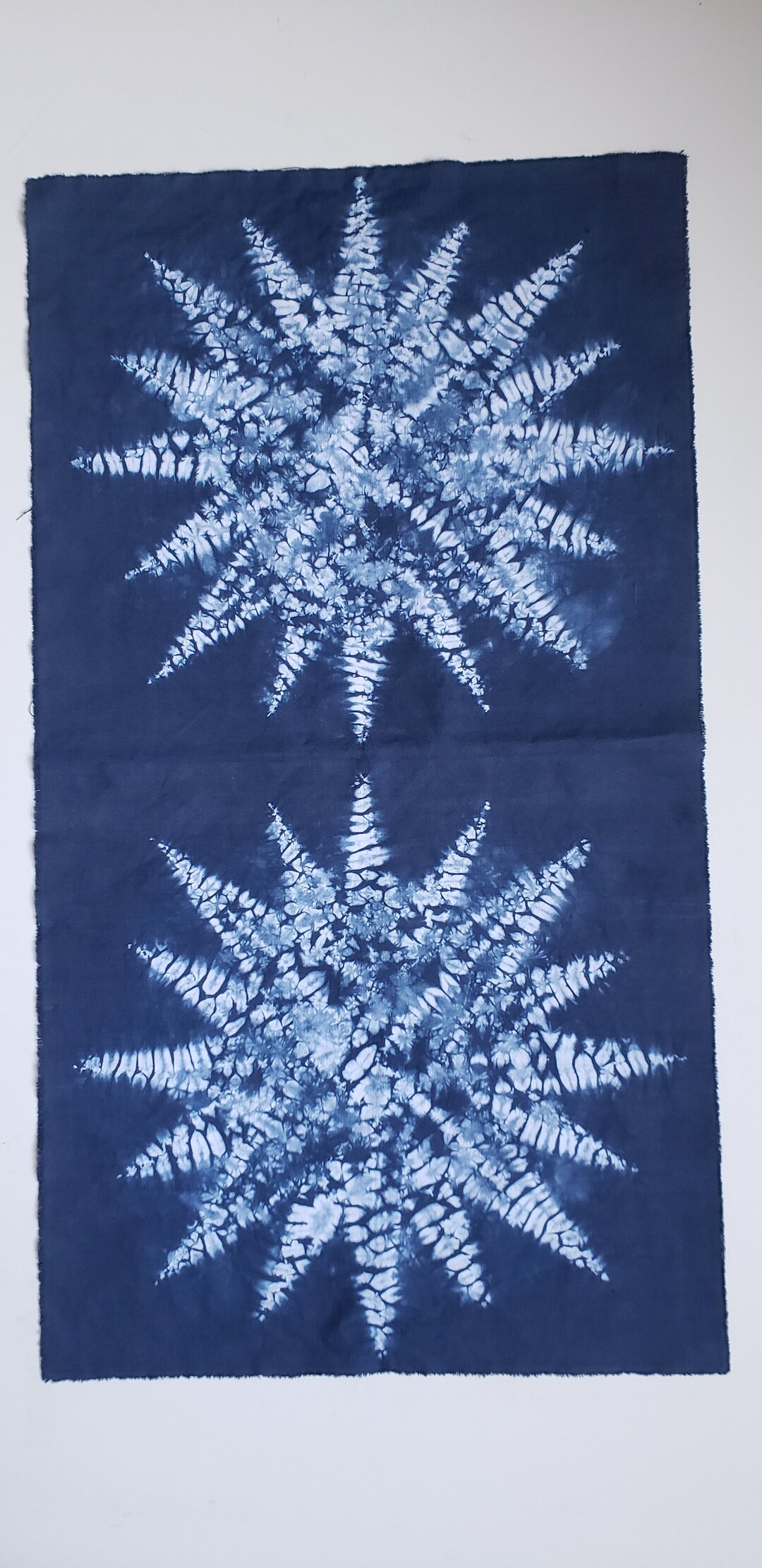 Handmade Shibori Indigo Blue Wall Art Hanging Tapestry starlight on ...