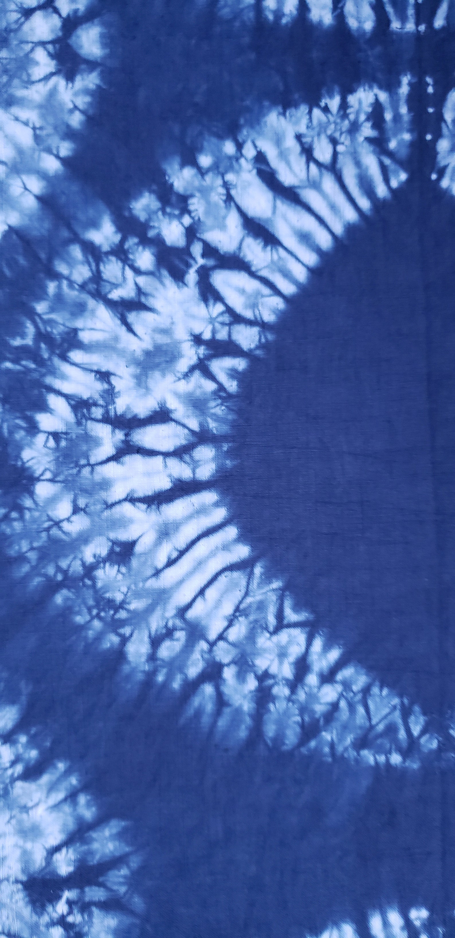 Handmade Shibori Indigo Blue Wall Art Hanging Tapestry cosmic Rings on ...