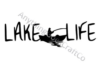 Lake Life Decal - Etsy